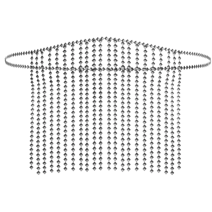 Silver Tassel Face Mask - Roblox