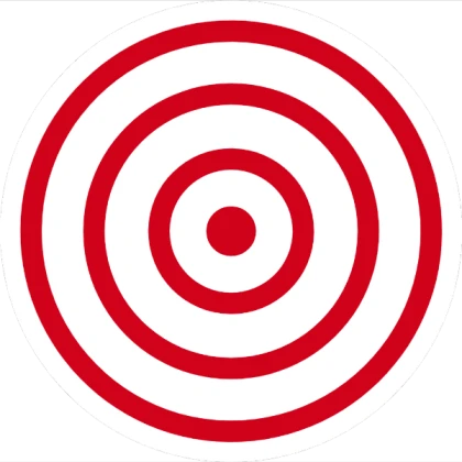 Red Target Decal