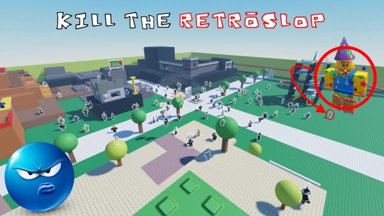 (BACK UP) 리트로슬롭을 죽여라 - Roblox