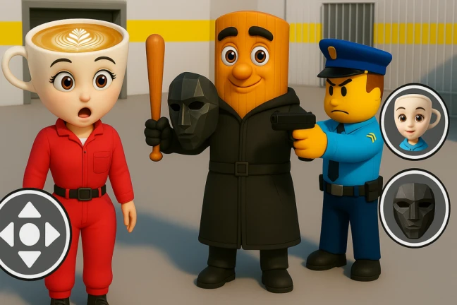 撚 SQUID GAME FAMILY PRISION RUN ESCAPE! (Obby) - Roblox