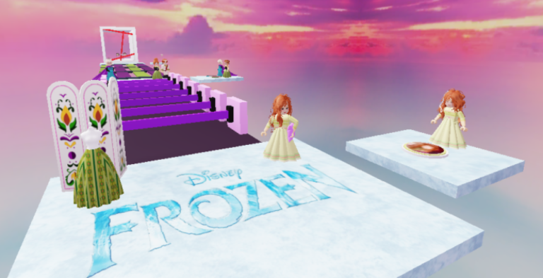 Frozen / Obby and Story - Roblox