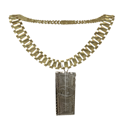 14k Rolex Chain with 100 Bill Pendant | Roblox Item - Rolimon's