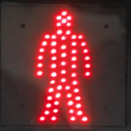 Red walk light