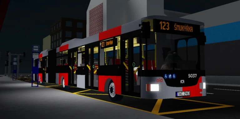 Bus linka 123 Praha simulator (DRIVE GRÁTIS) - Roblox