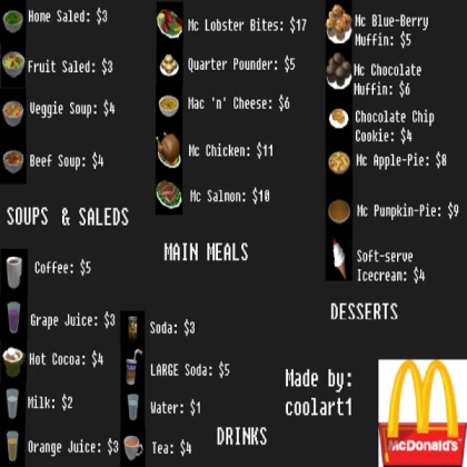 Mc Menu