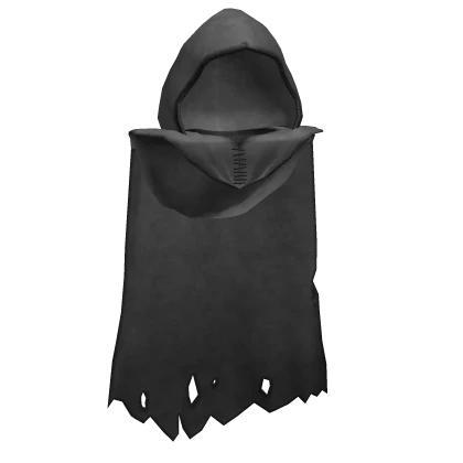 Hooded Torn Grey Cape | Roblox Item - Rolimon's