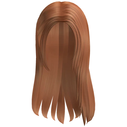 Straight Layered Long Hair in Ginger | Roblox Item - Rolimon's