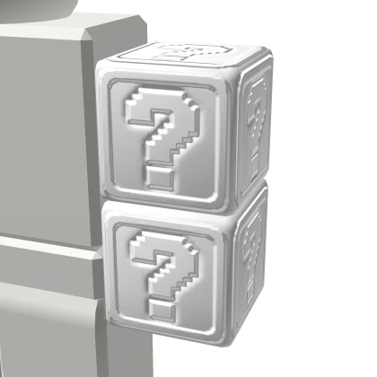 Lucky Block Body R6 | White - Left Arm | Roblox Item - Rolimon's