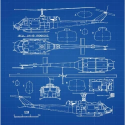 UH-1 Huey Blueprint