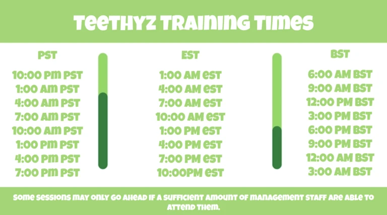 Centro de Entrenamiento Teethyz - Roblox