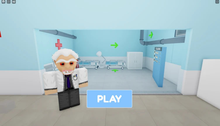 ESCAPE DOUTOR LOUCO! (OBBY) - Roblox