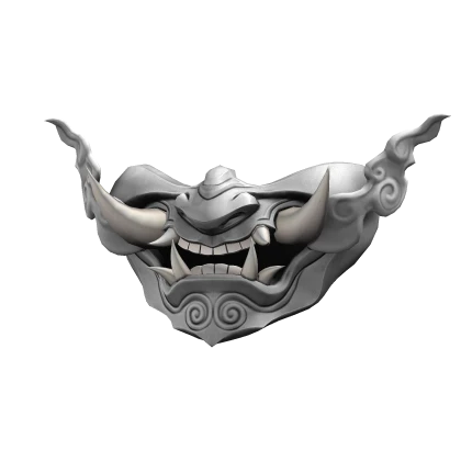 White Oni Half Mask | Roblox Item - Rolimon's