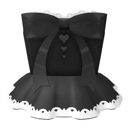 black ruffled ballerina lace corset tutu | Roblox Item - Rolimon's