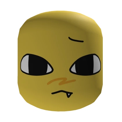 Grumpy Noob Face [Yellow] | Roblox Item - Rolimon's