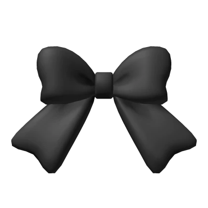 Cute Black Back Waist Bow | Roblox Item - Rolimon's