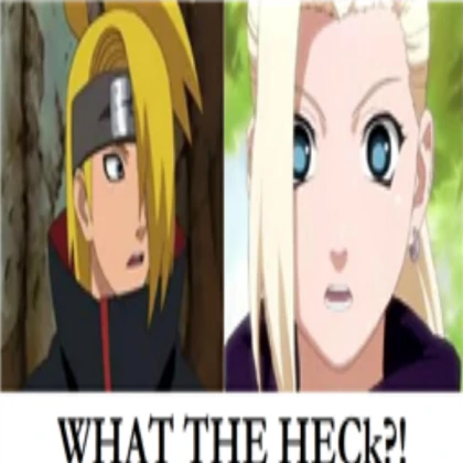 Deidara compared to Ino