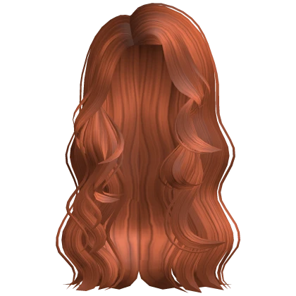 Lush Curly Wavy Princess Hair (Ginger) | Roblox Item - Rolimon's
