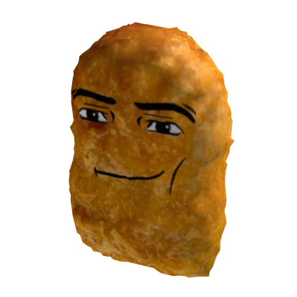 [⌛] Traje facial de pollo Nugget Man Meme - Roblox