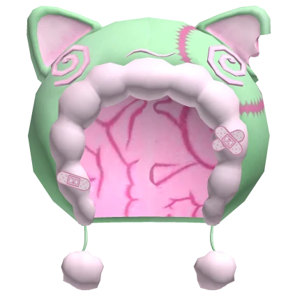 Emo Zombie Scene Kitty Green Rawr XD | Roblox Item - Rolimon's