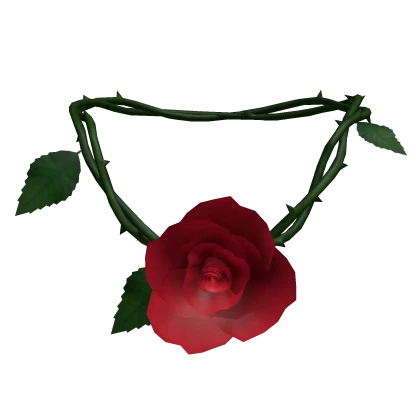 Red Rose Necklace [3.0] | Roblox Item - Rolimon's