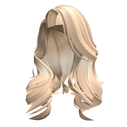 Celebridad rubia estrella del pop pelo rizado - Roblox