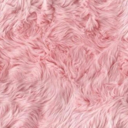 Pink Fuzzy Rug