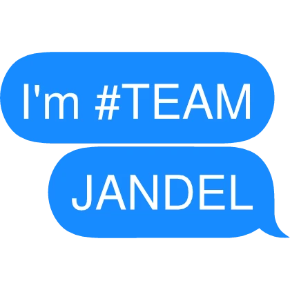 I'm #TEAM JANDEL Text | Roblox Item - Rolimon's