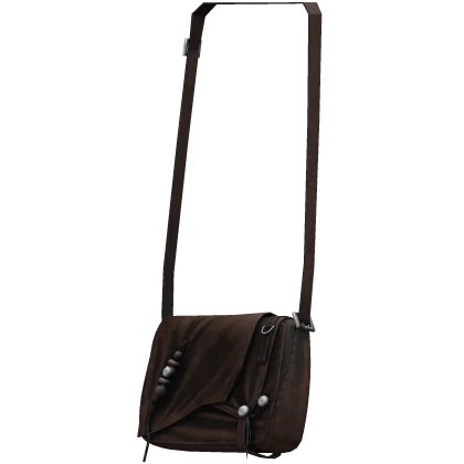 1.0 Leather Brown Vintage Bead Shoulder Bag | Roblox Item - Rolimon's