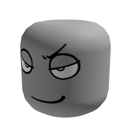 Smug Doodle Face (Recolorable) - Dynamic Head | Roblox Item - Rolimon's