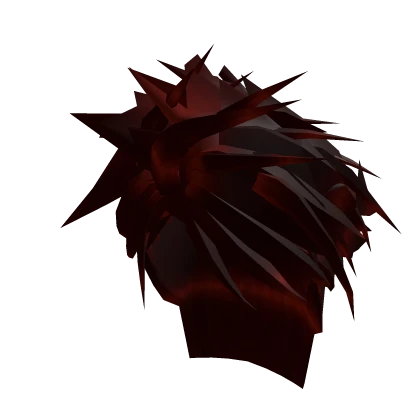 Black and red messy CNP hair | Roblox Item - Rolimon's