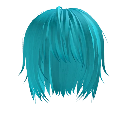 CYAN JAPANESE STYLE SOFT EMO SCENE HAIR | Roblox Item - Rolimon's