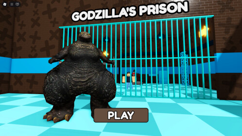 GODZILLA'S PRISON RUN OBBY - Roblox