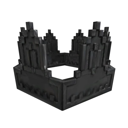 Obsidian 8-Bit Royal Crown Addon | Roblox Item - Rolimon's