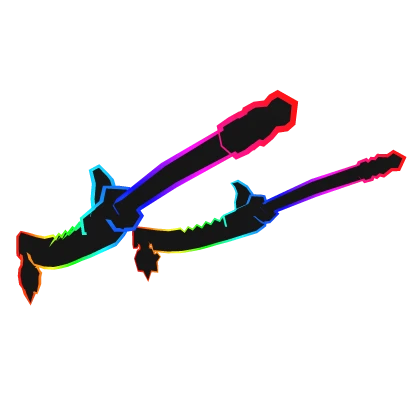 Cartoony Rainbow Swords | Roblox Item - Rolimon's
