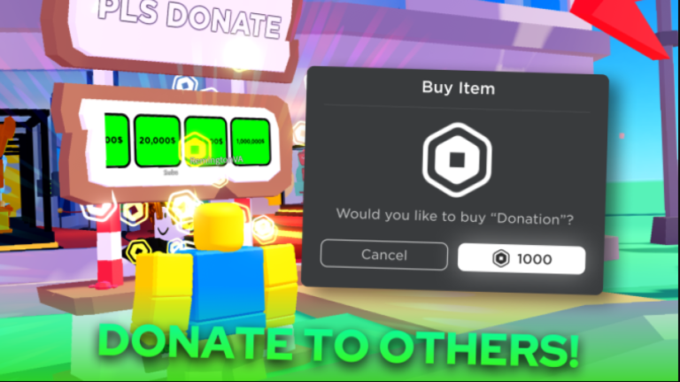 Pls Donate But Fake Robux Versión 3 - Roblox