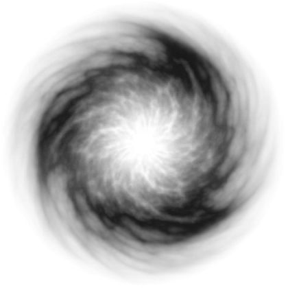 inverted black and white portal effect