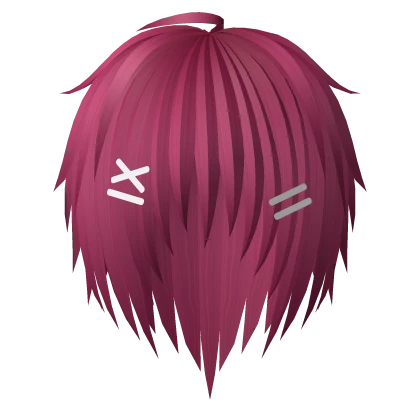 Pink Vkei Unkept Hair | Roblox Item - Rolimon's