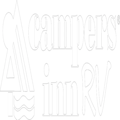 Campers Inn RV logo white