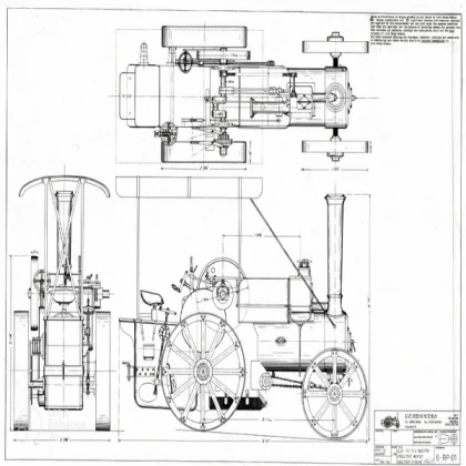 traction engine Blueprints