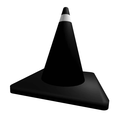 Black Traffic Cone | Roblox Item - Rolimon's