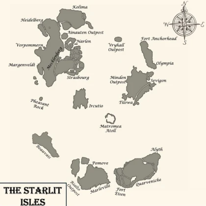 Starlit Isles improved map