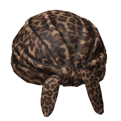 Bandana พิมพ์เสือดาวพื้นฐานผูก - Roblox