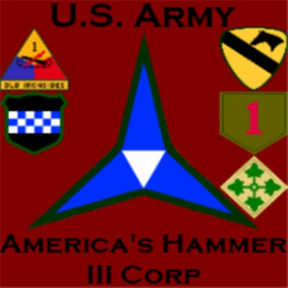 III Corp - Logo, Divisions, and Chain of Command.