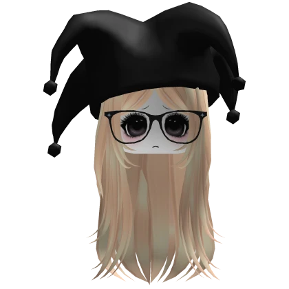 Moe Jester Hat Long Hair (Blonde) | Roblox Item - Rolimon's