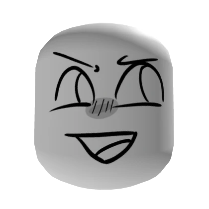 White Doodle happy face | Roblox Item - Rolimon's