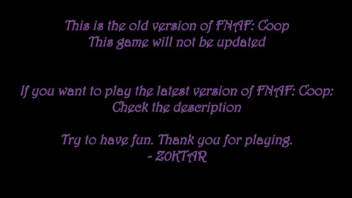 FNAF: 협동 - 클래식 - Roblox