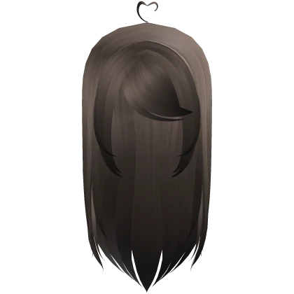 fatal horror protag hair vkei L brown heart ahoge | Roblox Item - Rolimon's