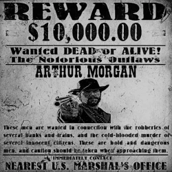 wanted poster rdr