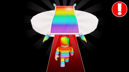 Cross Invisible Path for a RAINBOW CARPET! | Inf Wins Loopkill everyone ...