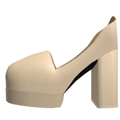 Beige Heels - Left Shoe Accessory | Roblox Item - Rolimon's